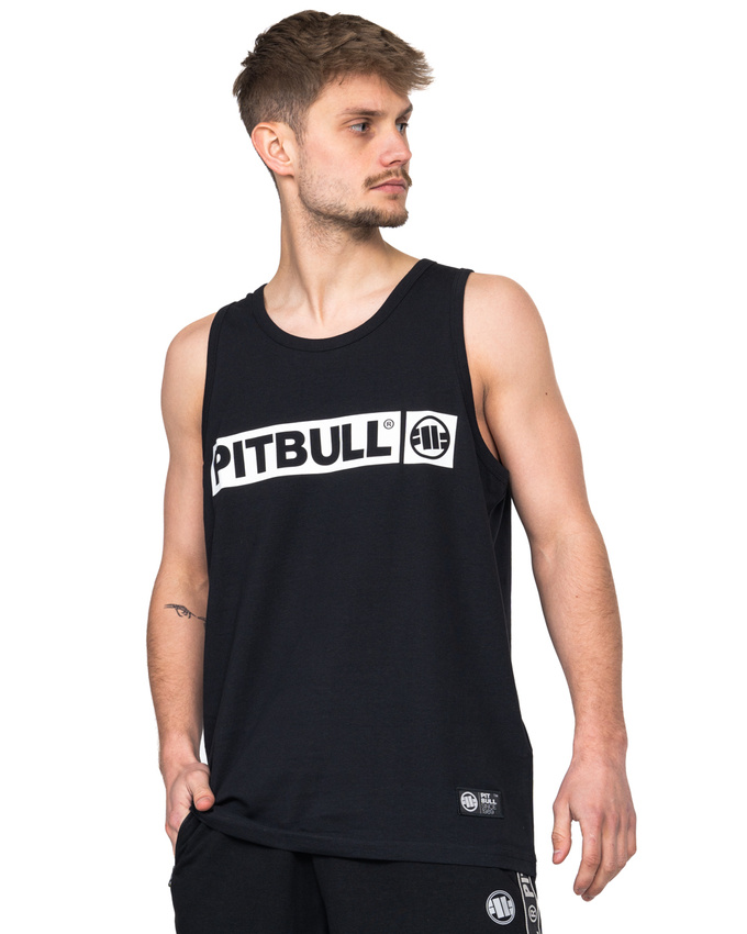Tank Top Pit Bull Hilltop Czarny | Sklep Odziejsie.pl