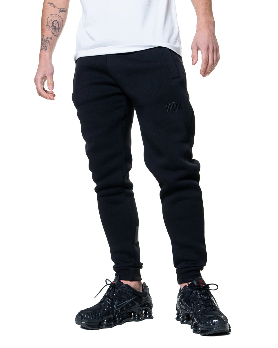 Spodnie Dresowe Proceder Chada Kastet Logo Czarne | Sklep Odziejsie.pl