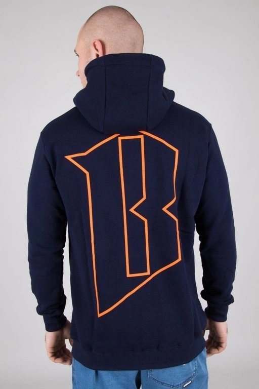 BOR HOODIE NEW BORCREW NAVY | Sklep Odziejsie.pl