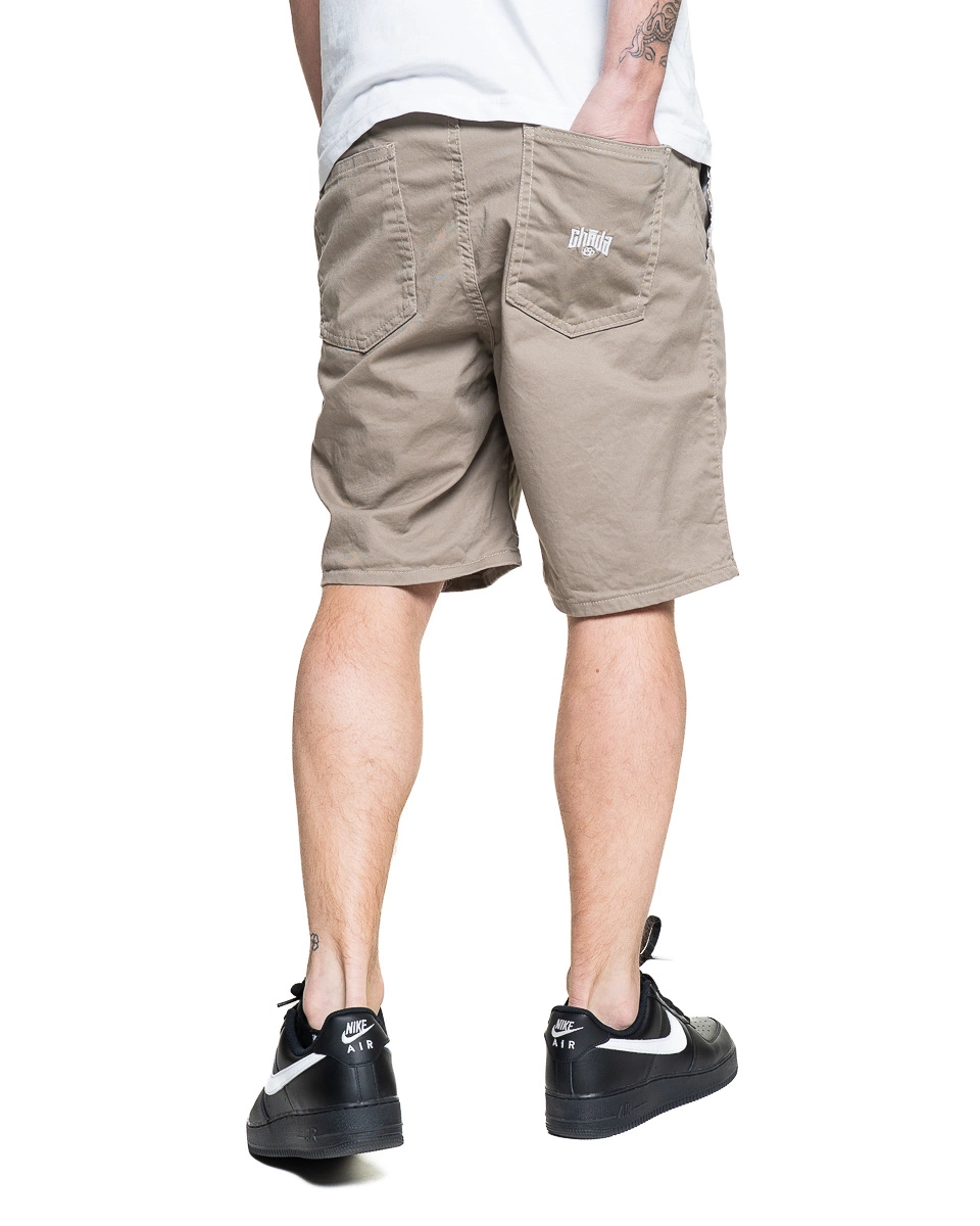 Spodenki Krótkie Materiałowe Proceder Kastet Logo Beżowe | Sklep ...