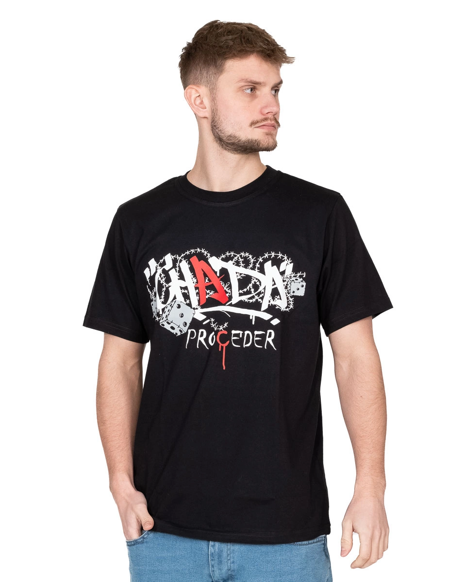 Koszulka Proceder Chada Tag Czarna | Sklep Odziejsie.pl