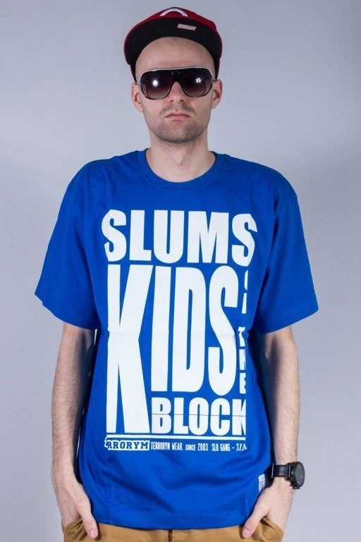 TERRORYM KOSZULKA SLUMS KIDS BLUE | Sklep Odziejsie.pl